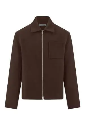 SALVATORE FERRAGAMO Patch-Pocket Zip Jacket