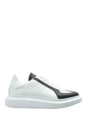 Alexander McQueen Contrast-panel Sneakers - White