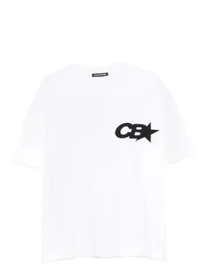 COLE BUXTON Logo-graphic T-shirt - White