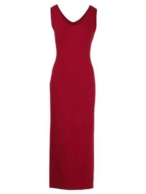 Alexandra Bueno Knit Fluffy Dress - Red