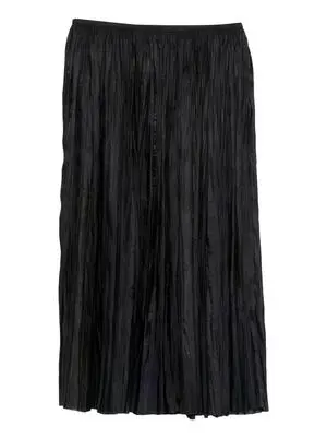 ROBERTO COLLINA Pleated Midi Skirt - Blue