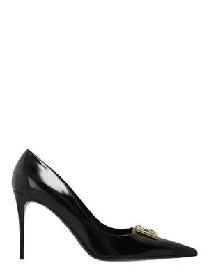 Dolce & Gabbana Pointed-toe Pumps With Metal Detail - Black