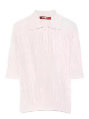 Max Mara Mstgallo Polo Top - Pink