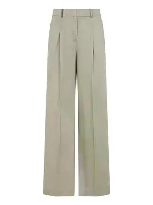 Peserico Wide-leg Palazzo Trousers - Neutrals