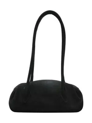 Yuzefi Mini Oyster Suede Tote - Black