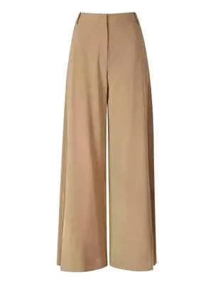 Simkhai Pleated Palazzo Trousers - Neutrals