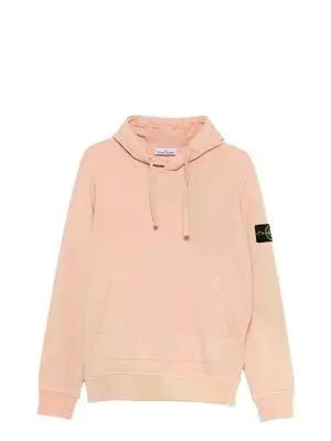 Stone Island Hoodie With Kangaroo Pocket - Pink