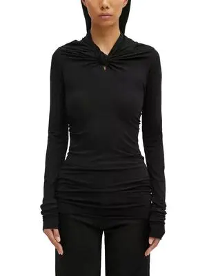 Rick Owens Kairo Long-sleeve Top - Black