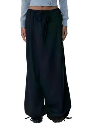 Marni Drawstring Wide-leg Trousers - Black