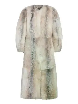 Fendi Long-sleeve Midi-length Coat - Neutrals