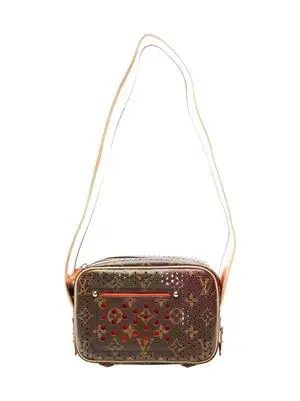 LOUIS VUITTON 2006 Mini Monogram Perfo Trocadero Shoulder Bag - Brown