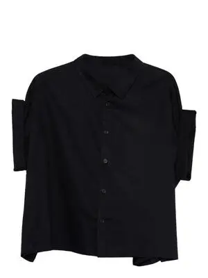 Y’s Cuffed Cotton Shirt - Blue