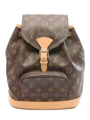 LOUIS VUITTON 1997 Monogram Montsouris Mm Backpack - Brown