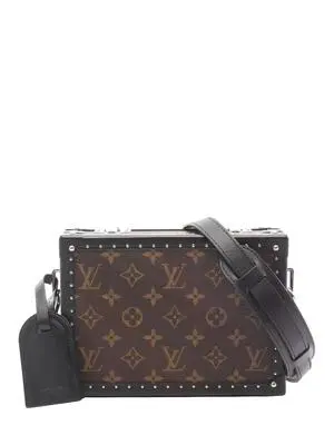LOUIS VUITTON 2022 Monogram Macassar Clutch Box - Brown