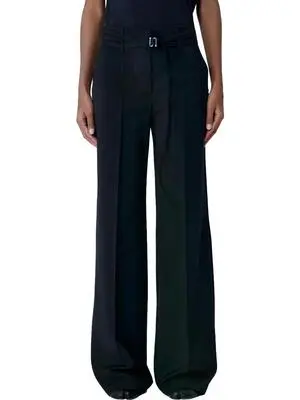 Sportmax High-rise Wide-leg Trousers - Black