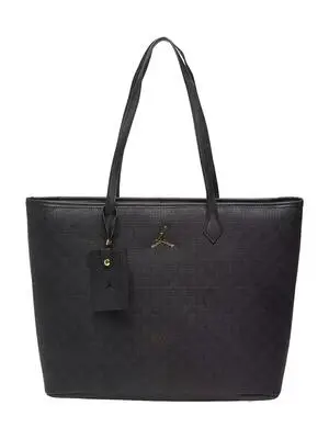 JORDAN Monogram Zip-fastening Tote Bag - Black