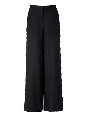 Simkhai Cayman Studded Palazzo Pants - Black