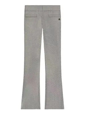 COURREGES Houndstooth Trousers - Grey