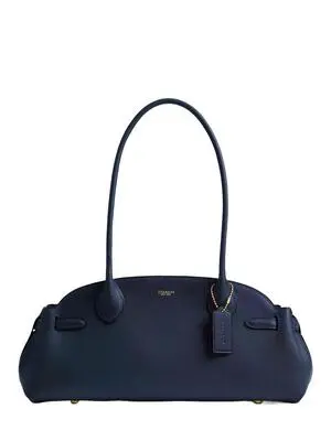 COACH Empire Carryall Leather Shoulder Bag - Blue