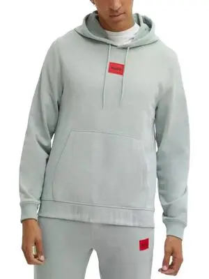 Hugo Logo-patch Hoodie - Grey