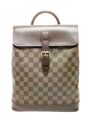 LOUIS VUITTON 2004 Damier Soho Backpack - Brown