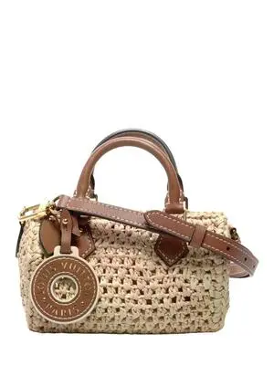 LOUIS VUITTON Nano Speedy Raffia Tote - Neutrals
