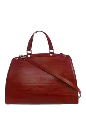 LOUIS VUITTON 2010 Mm Brea Leather Tote Bag - Red