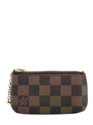 LOUIS VUITTON Key Pouch Monogram Canvas Small - Brown