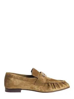 CHRISTIAN LOUBOUTIN Mocallista Suede Loafers - Brown