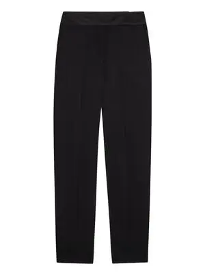 JOSEPH Aix Tapered Trousers - Black