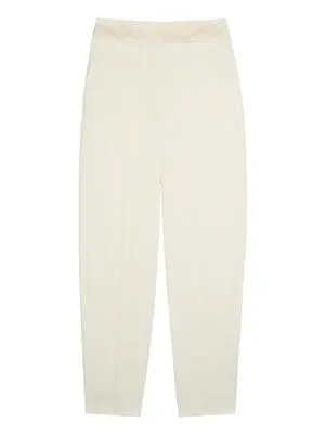 JOSEPH Aix Tapered Trousers - Cream