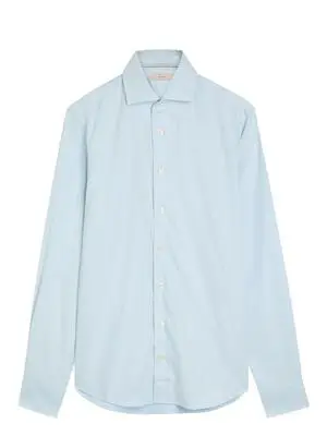 AURELIEN Cotton-blend Shirt - Blue