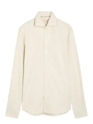 AURELIEN Cotton-blend Shirt - White
