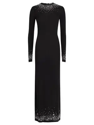 Rabanne Stud-embellished Maxi Dress - Black