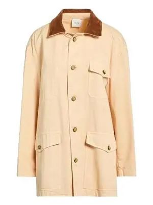 ALYSI Jacket With Brand Logo - Beige