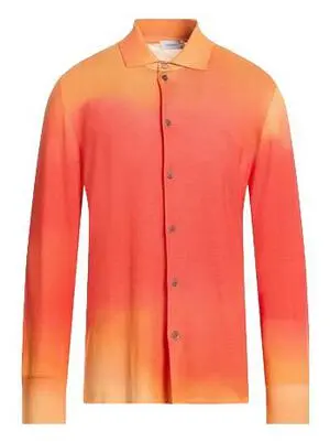 FERRAGAMO Shirt Size Wool, Silk, Cashmere - Tomato Red