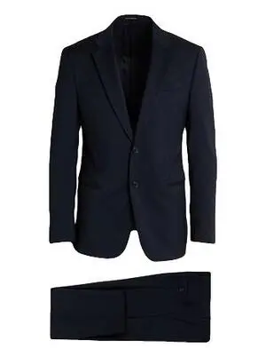 Emporio Armani G Line Suit Size Virgin Wool - Blue