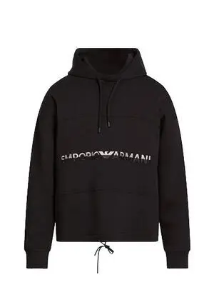 Emporio Armani Military Cotton Blend Sweatshirt - Black