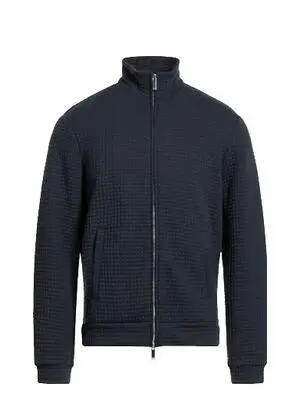 Emporio Armani Quilted Jersey Sweatshirt - Blue