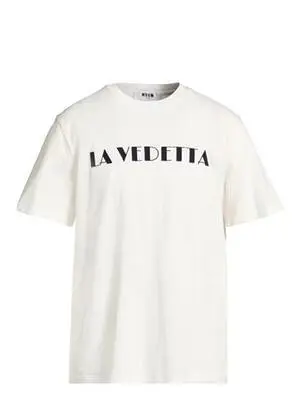 MSGM T-shirt Size Cotton - White