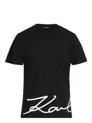 Karl Lagerfeld T-shirt Size Organic Cotton - Black