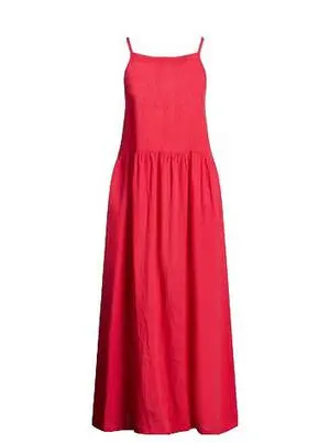 KAOS Linen Maxi Dress - Red