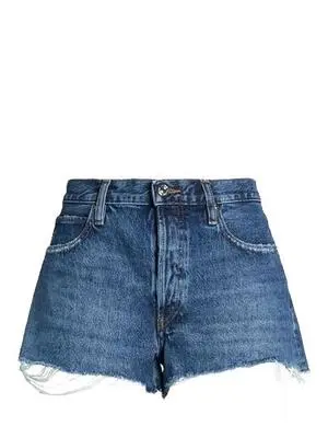 FRAME The Hang Short Denim Shorts Recycled Cotton - Blue