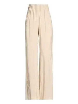 Emporio Armani Wide-leg Modal-blend Pants - Beige