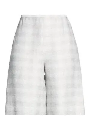 Emporio Armani Checked Jacquard Bermuda Shorts - Grey