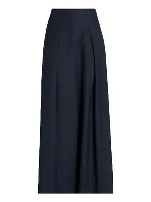 Emporio Armani Wide-leg Jacquard Trousers - Navy