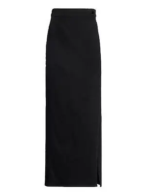 Emporio Armani Flared Denim Skirt - Black