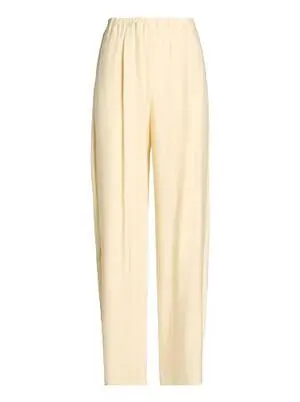 ALYSI Cupro-blend Wide Leg Trousers - Beige