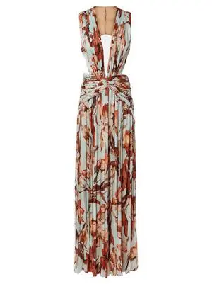 Costarellos Amarielle Floral Gown - Multicoloured