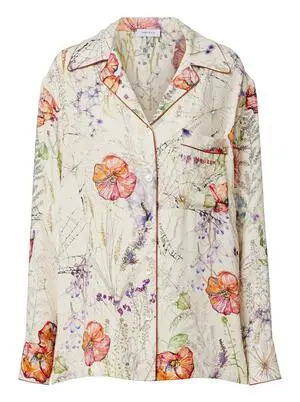 Alexander McQueen Meadow Oversized Shirt - Multicoloured